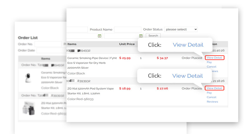 Tracking Your Order on Pleasurein Account